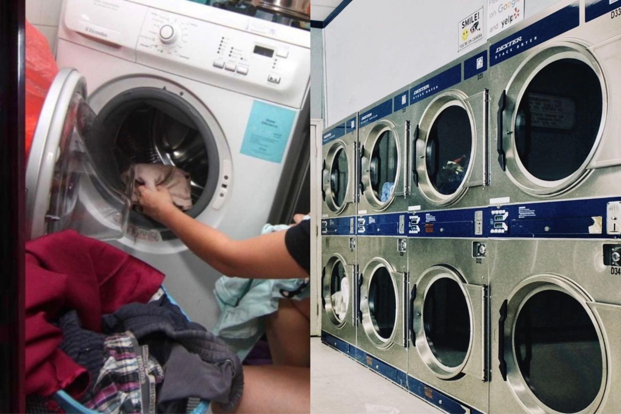 Ramai silap teknik guna mesin di dobi layan diri, sebab tu baju lambat ...