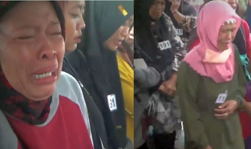 Demi wang tunai, ratusan ibu masuk pertandingan menangis... Paksa ...