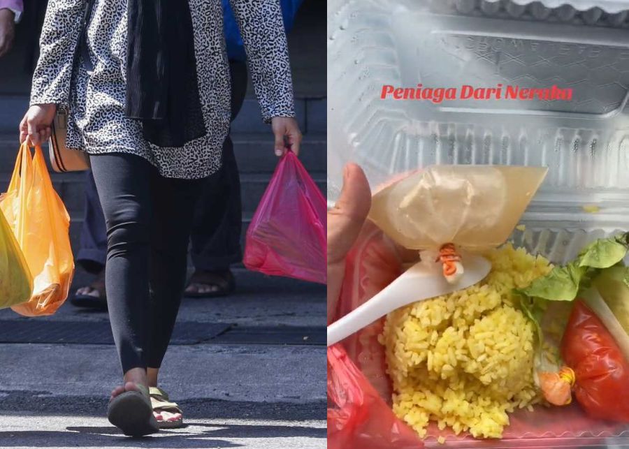 Wanita bengang peniaga tepi jalan jual nasi ayam serba serbi tak cukup ...