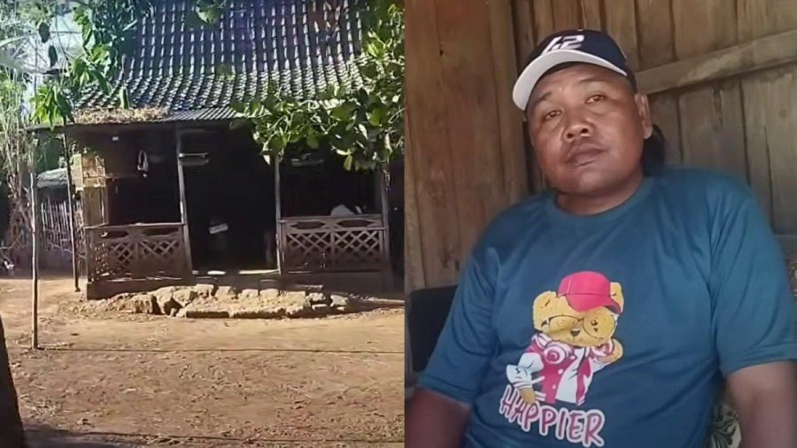 Lelaki hidup miskin kahwin 2, tetap bahagia walau keadaan rumah daif ...