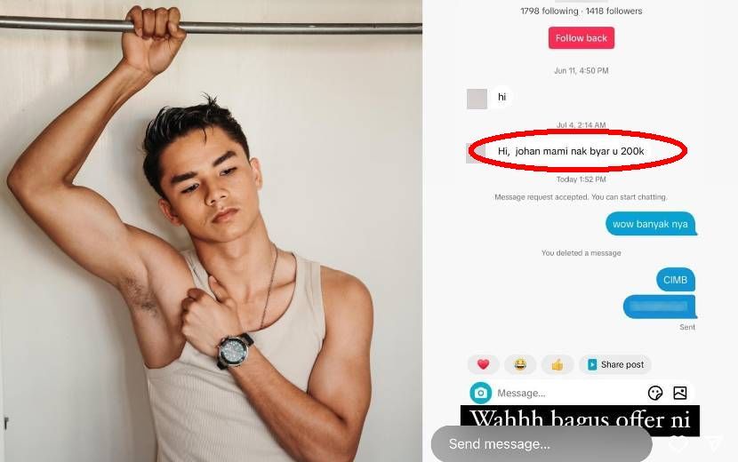 “Mami nak bayar you” - Jojo dapat tawaran RM200,000! Wanita hantar ...