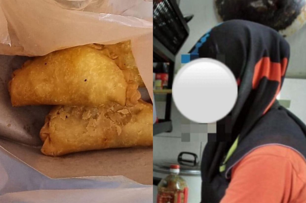 Terus letak balik penyepit... Pemuda terkejut makcik peniaga tepi jalan ...