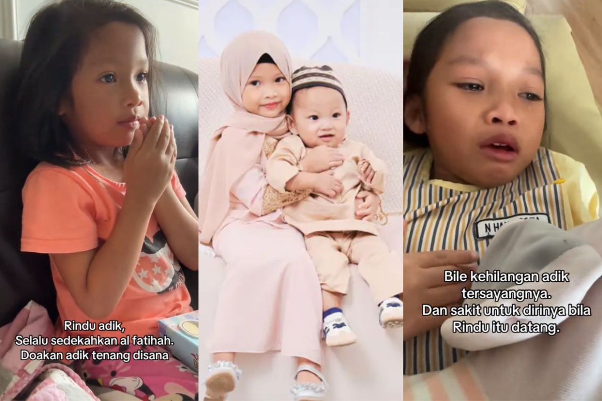 Air mata rindu seorang kakak... Ibu ayah cuba pujuk, nasihat selalu doa untuk arwah - “Adik dah ...