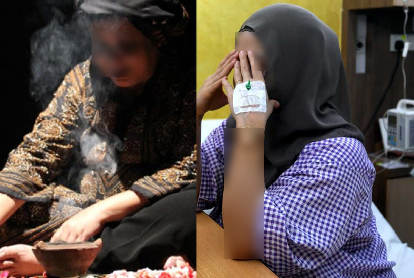 Wanita tumpah darah, gugur bayi sulung lepas jamah masakan biras ...