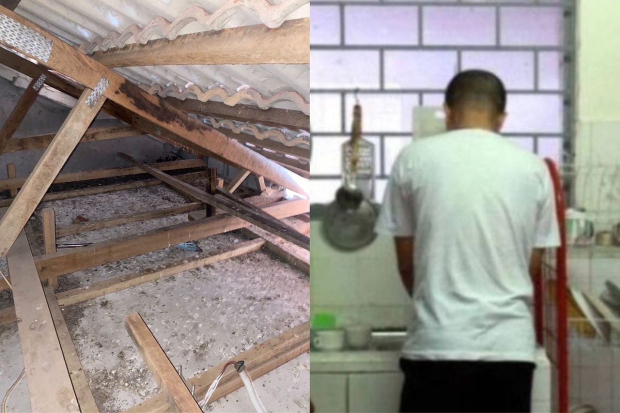 Buat tak tahu masalah najis burung, siling pula dibiar retak! Penyewa ...