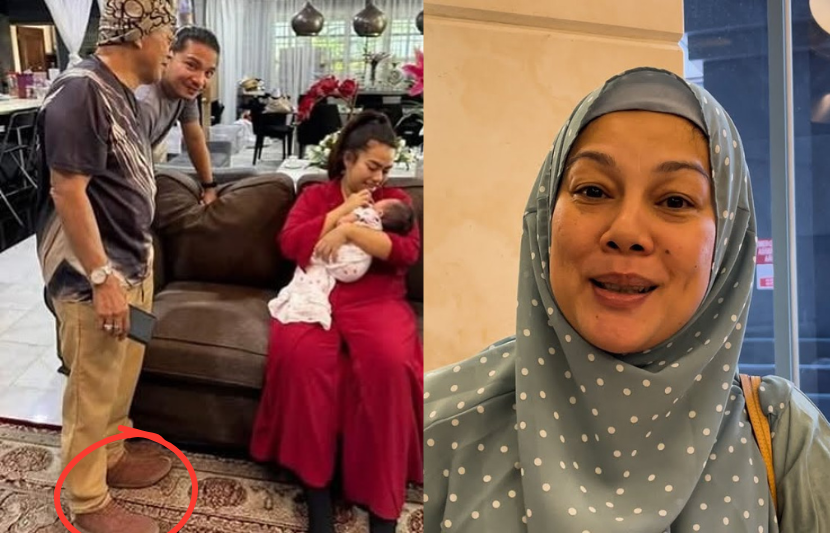 Foto pakai kasut dalam rumah suntingan AI, Jatt Ali dituduh kurang ajar… Sharifah Shahirah rasa ...