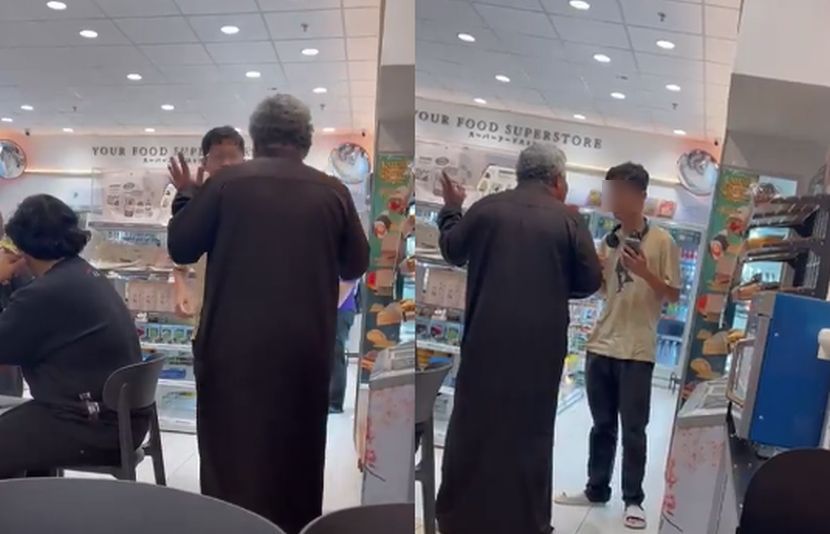 Pemuda Cina ditampar pakcik berjubah, marah makan waktu siang di bulan ...