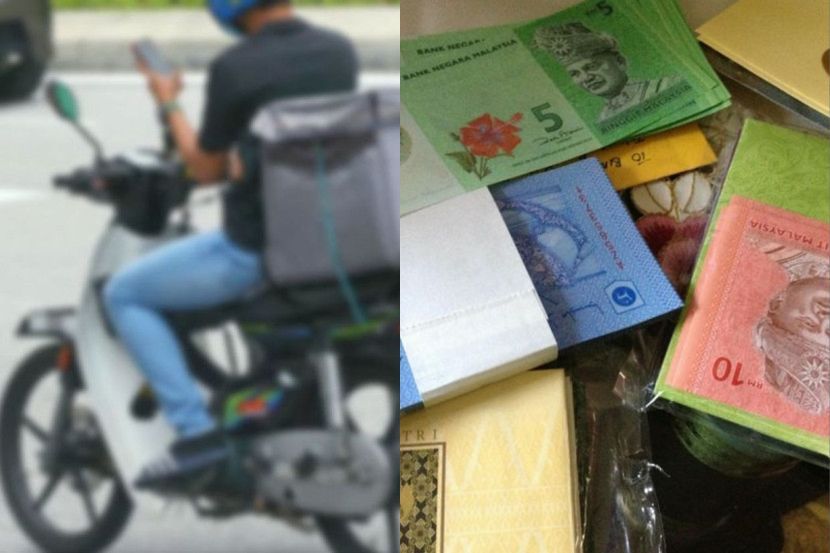Runner keluar dari pagi tukar duit raya, wanita terkejut upah naik ...