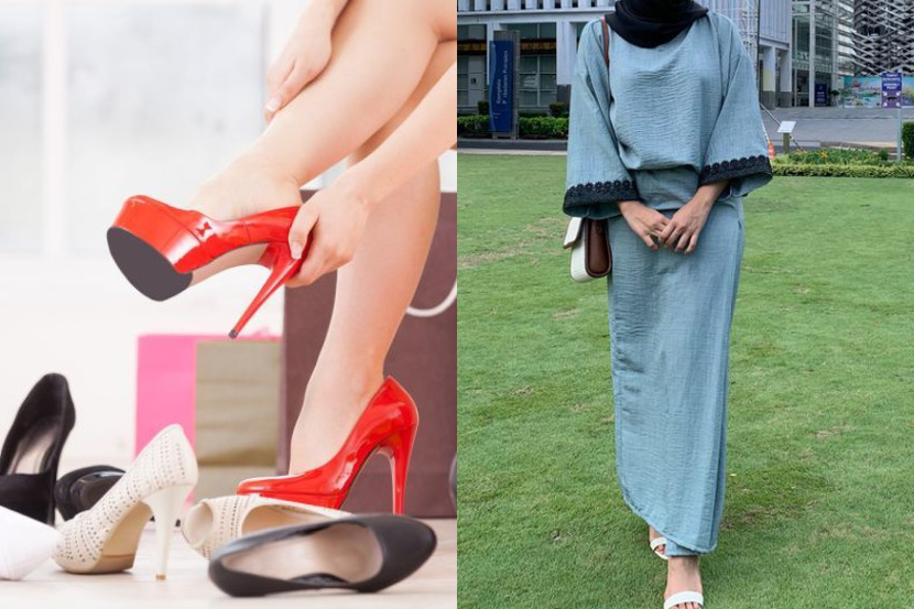 Tip pilih baju, kasut dan aksesori... Modal kecil pun boleh nampak ...