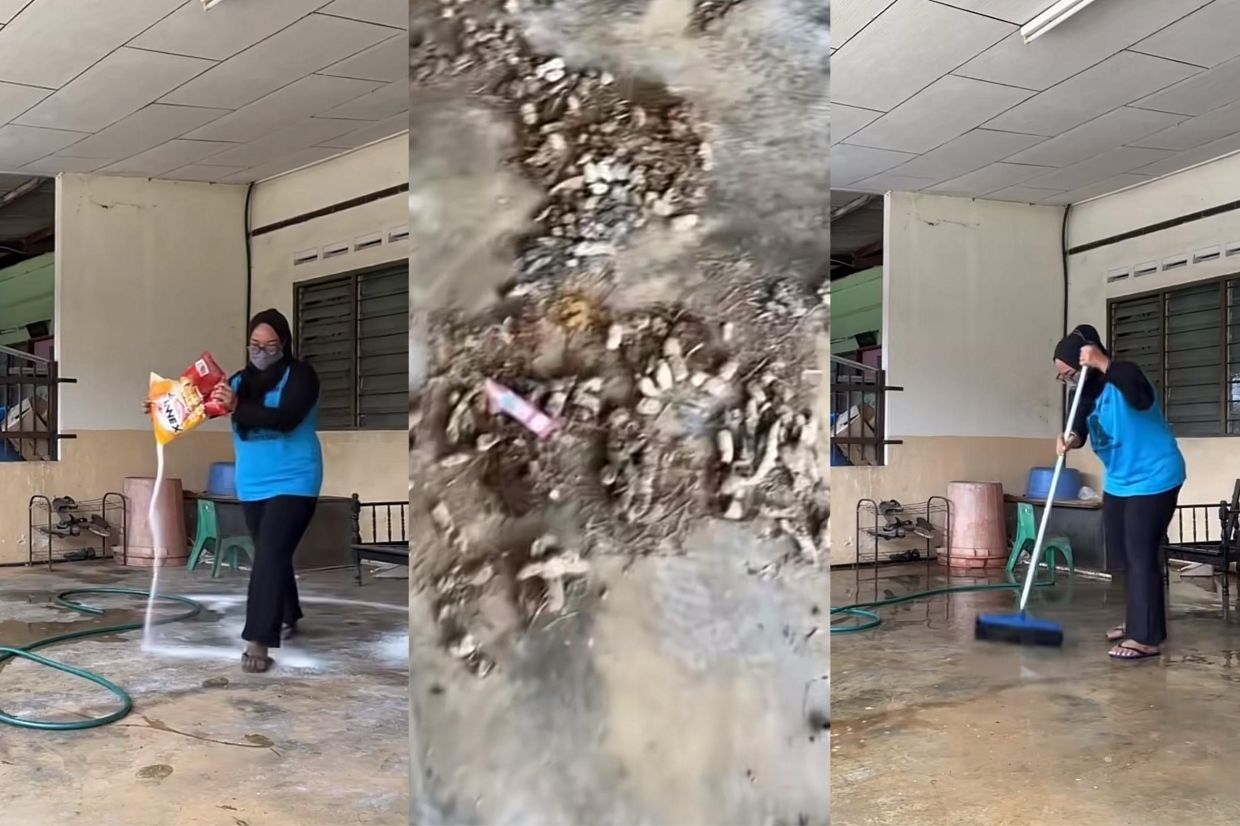 Laman rumah jiran jadi ‘jamban’ kucing, najis kering sampai jadi habuk ...