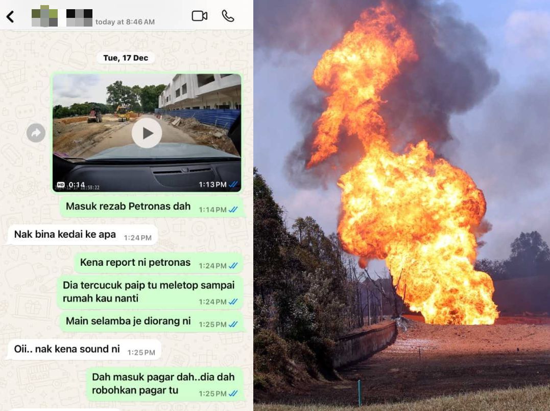 “Tercucuk paip tu meletup sampai rumah kau nanti” - Tular tangkap layar ...