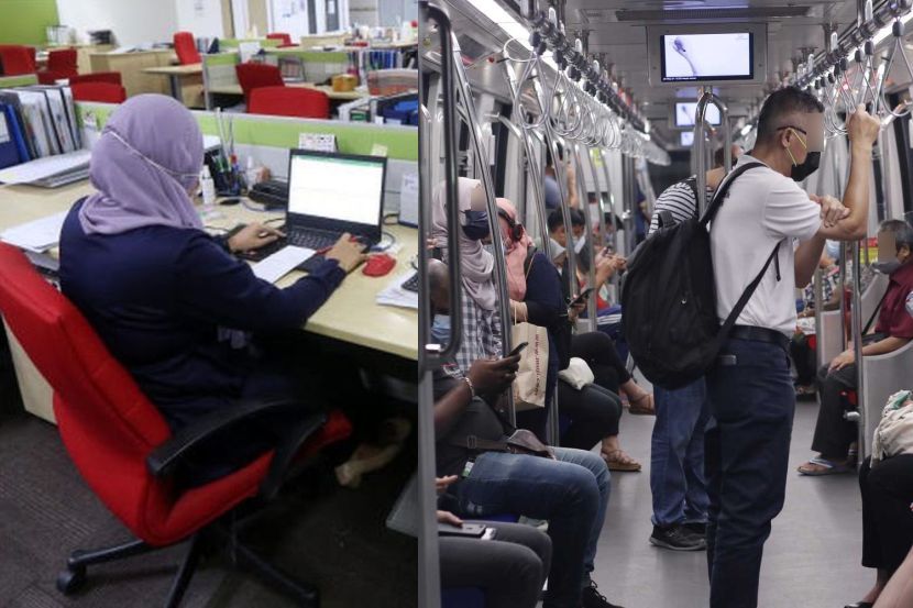 Pertama kali balik kerja lewat malam, terkejut tengok suasana dalam LRT ...