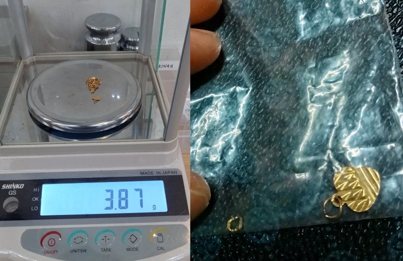 Wanita runsing ditipu tukang emas, gelang tangan susut 0.2g lepas ...