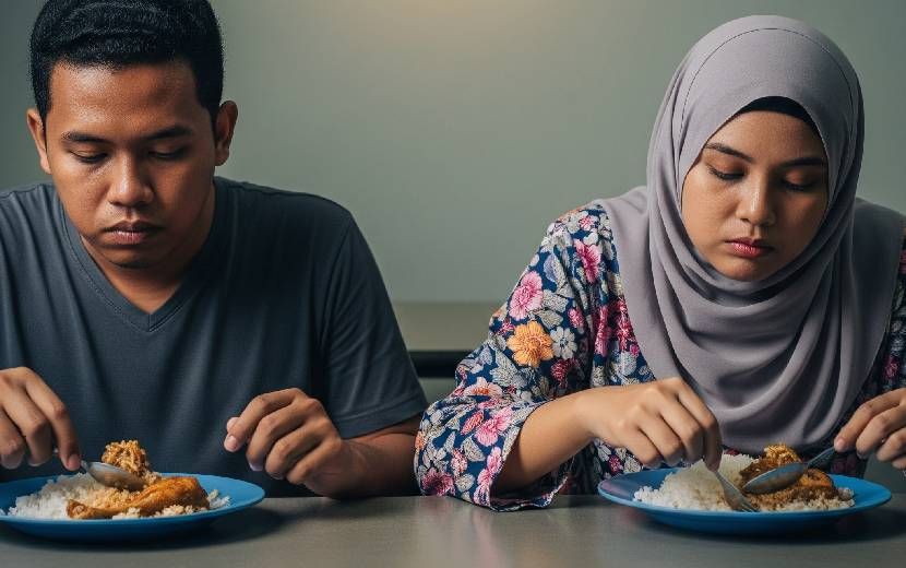 Terdesak nak turunkan berat badan? Kajian dapati pinggan warna biru ...