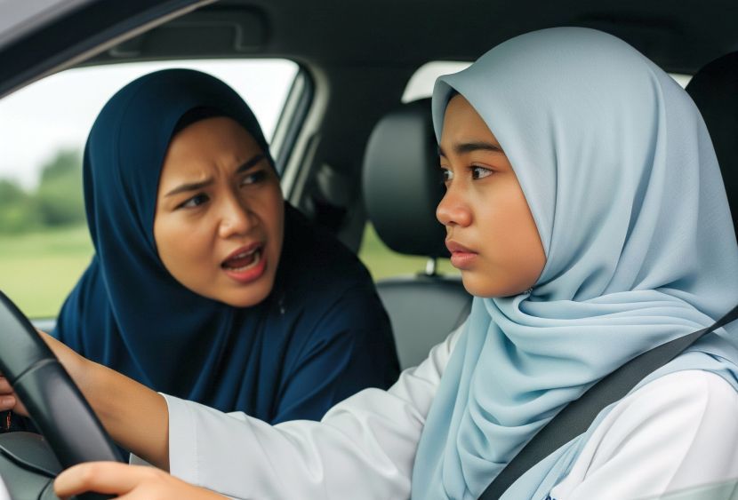Jurulatih sekolah memandu hamun remaja perempuan, panggil bodoh tak ...