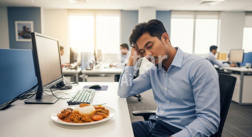 Perut kenyang lepas makan berat, mata pun 'auto' layu... Ini apa ...