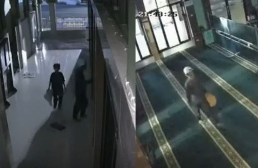 Dua beranak ‘rembat’ tabung masjid, masukkan dalam guni sebelum bawa ...