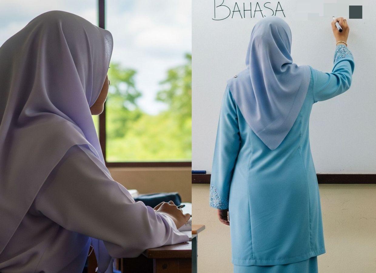 Anak berwajah cantik dibuli cikgu perempuan dalam kelas, tudung jadi sasaran - “Datang untuk ...
