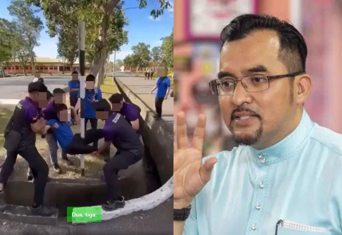 [V] Remaja dihayun beramai-ramai, kelangkang dihentak pada tiang besi ...